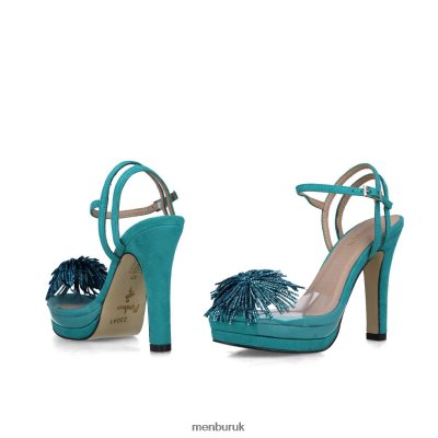 Menbur Women AZZATE X80V4819 High Heels AZUL MEDIO [X80V4819] : Menbur ...